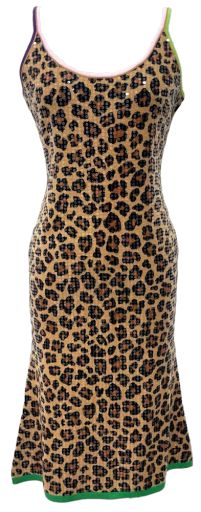 Sequin Leopard Knit Midi Dress | Queen Of Sparkles Lexi Jade's Boutique