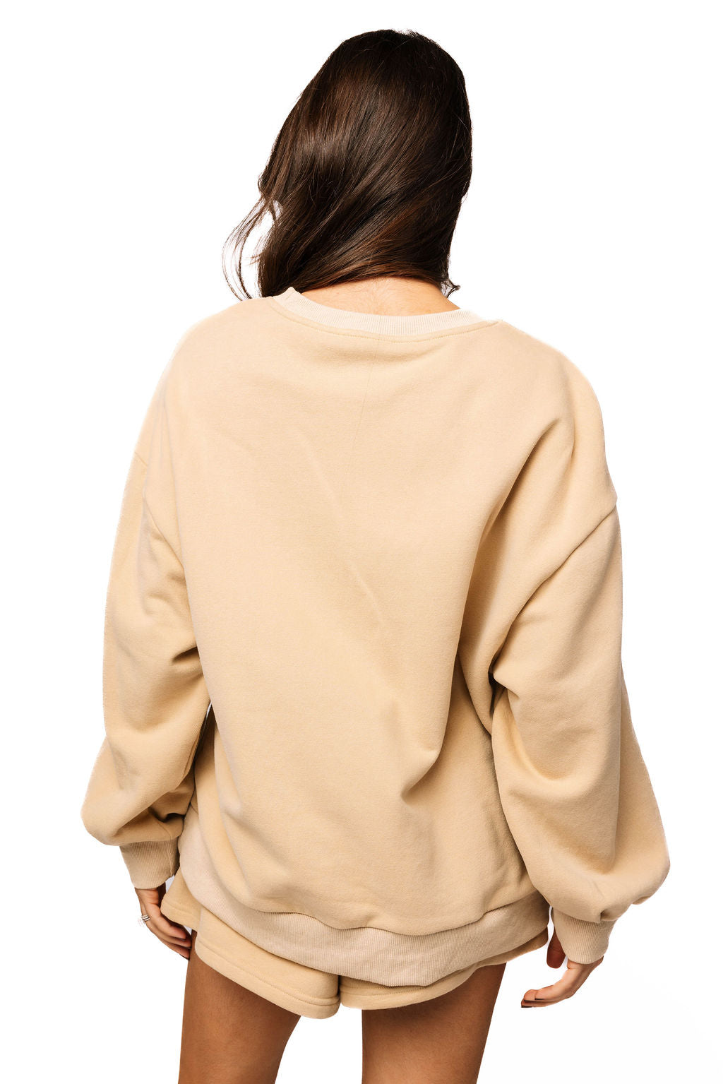 Beige Colorblock Bandana QOS Card Logo Short | Queen Of Sparkles Lexi ...