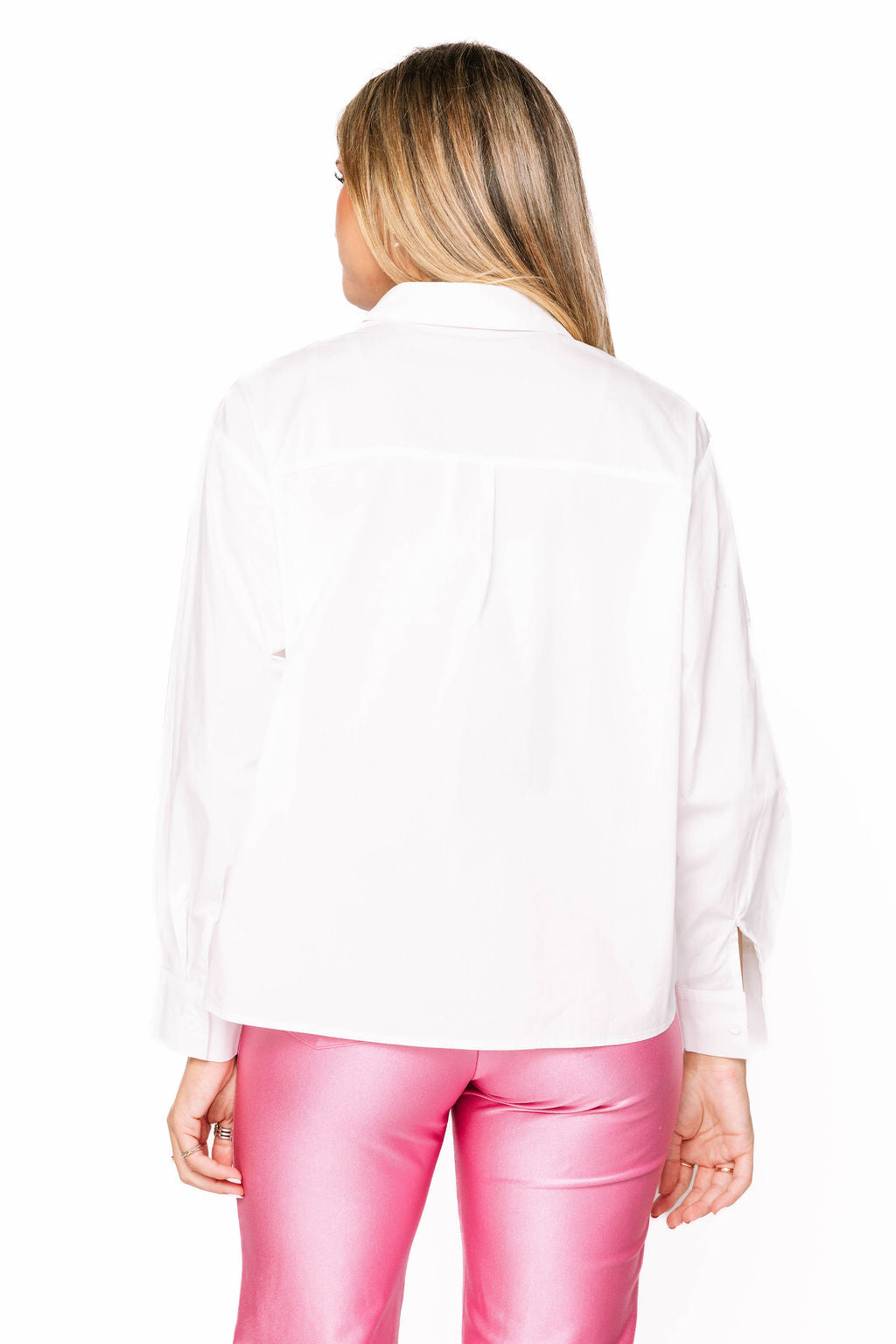White Queen Card & Sparkle Collar Button Up Cotton Top | Queen Of ...