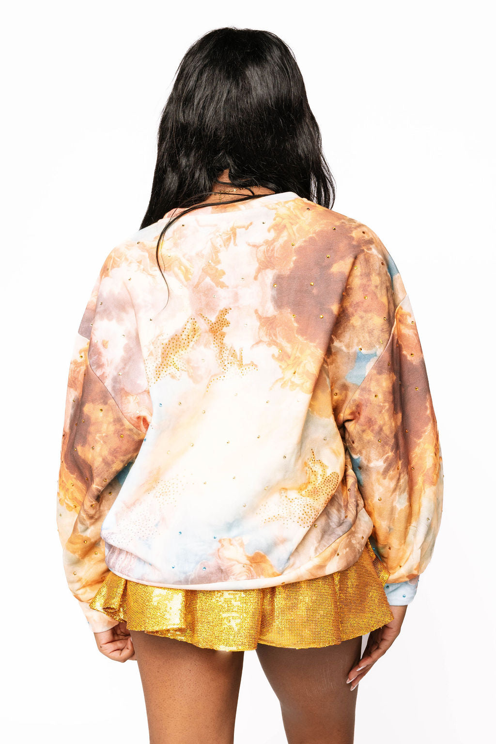 Multi Roman Painting Sweatshirt | Queen Of Sparkles Lexi Jade's Boutique